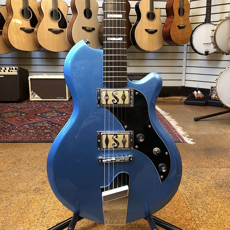Supro Island Series Westbury Solid Body 2016 Ocean Blue | Reverb