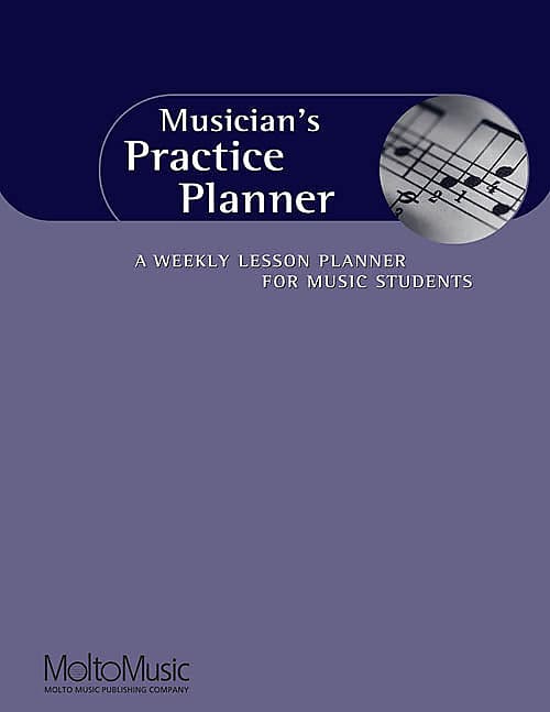 Musicians Practice Planner A Weekly Lesson Planner For Music | Reverb