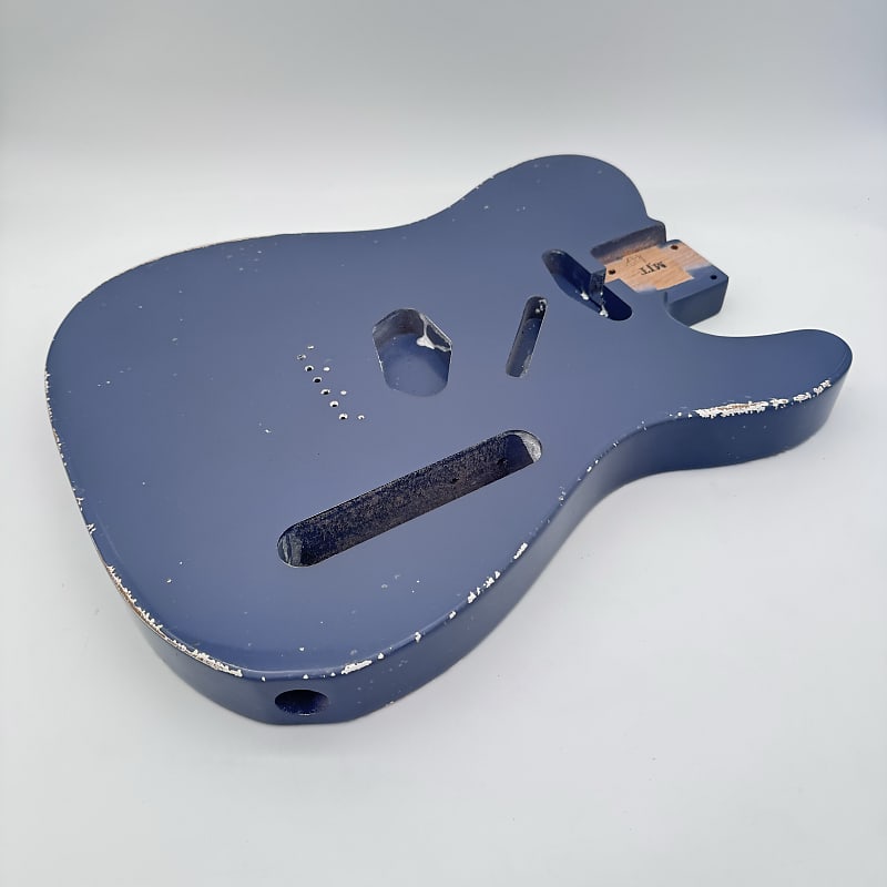 MJT Telecaster Relic Body Alder Shadow Grey Nitro Light | Reverb