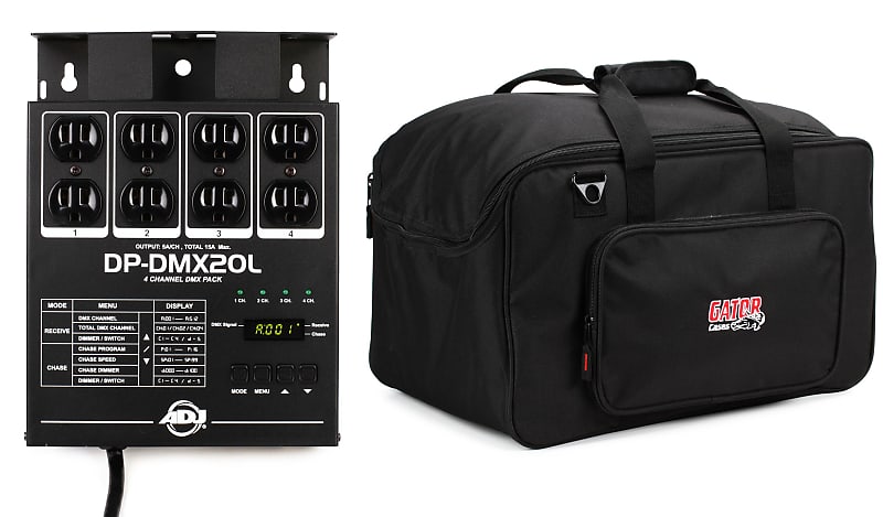 ADJ DP-DMX20L 4-channel DMX Dimmer/Switch Pack Bundle with | Reverb