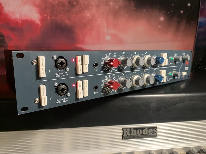 Neve Neve 1073 DPX Dual Microphone Preamplifier / EQ | Reverb