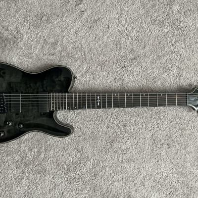 Schecter Hellcat Black and yellow | Reverb