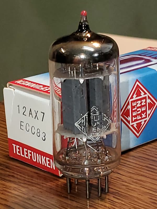 Telefunken 12AX7 Red Tip Medical Grade MaxiPreamp2/TV7 tested | Reverb