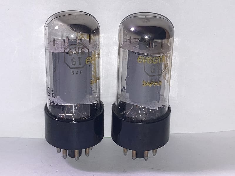 1965 Hitachi 6V6GTA 6V6GT Tubes, Matched Pair, NOS Testing, | Reverb