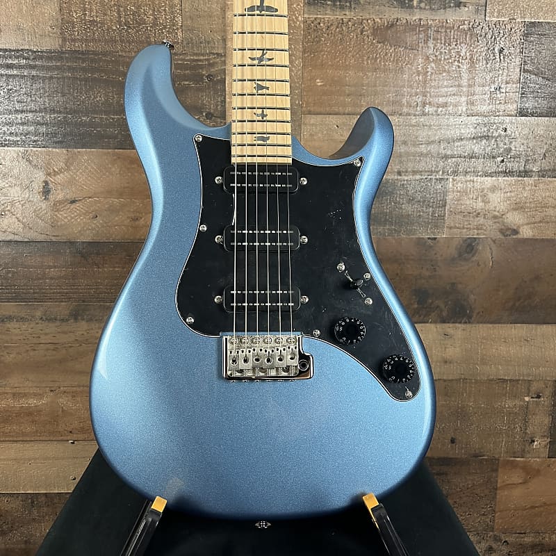 PRS SE NF3, Ice Blue Metallic, Maple Fingerboard, Gig Bag, | Reverb