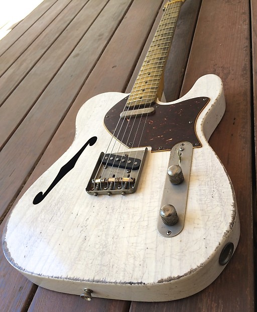 White Thinline Telecaster | Reverb