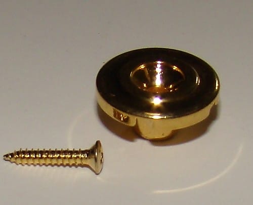 Fender® Style Bass String Retainer, Gold | Reverb