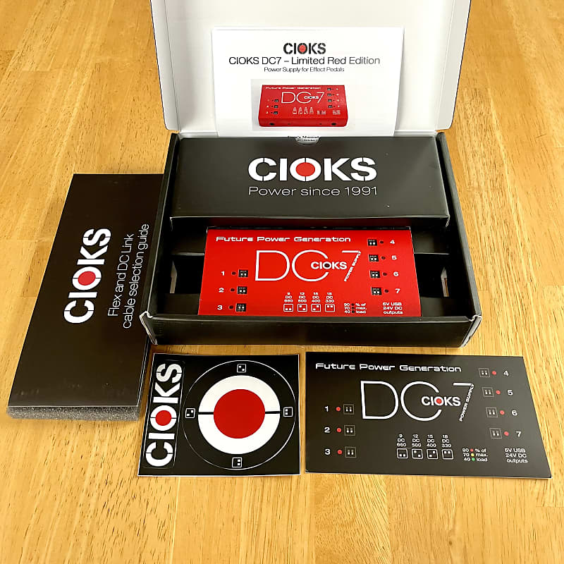 CIOKS DC7 Power Supply Limited Edition - Gear Hero 2020 - Red | Reverb