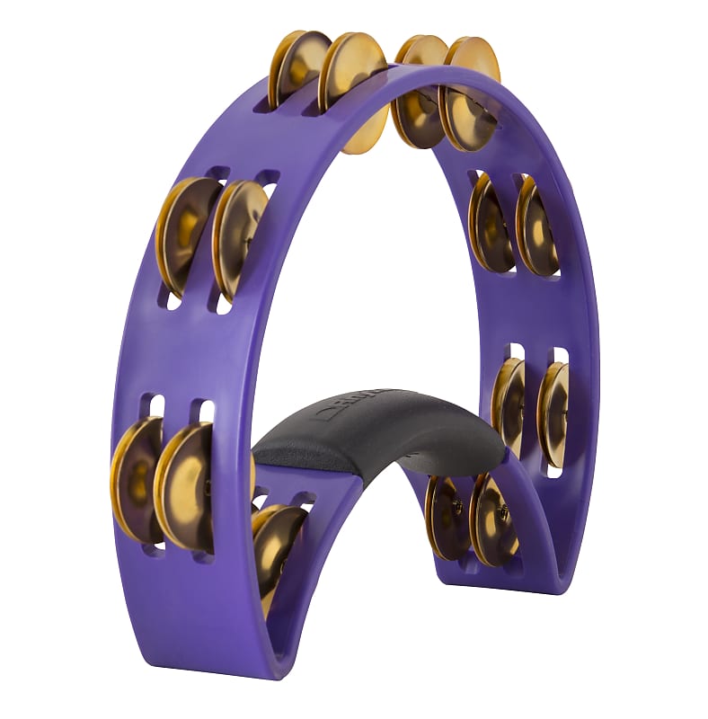 Rhythm Tech RT1081 Tambourine Purple with Brass Jingles | Reverb