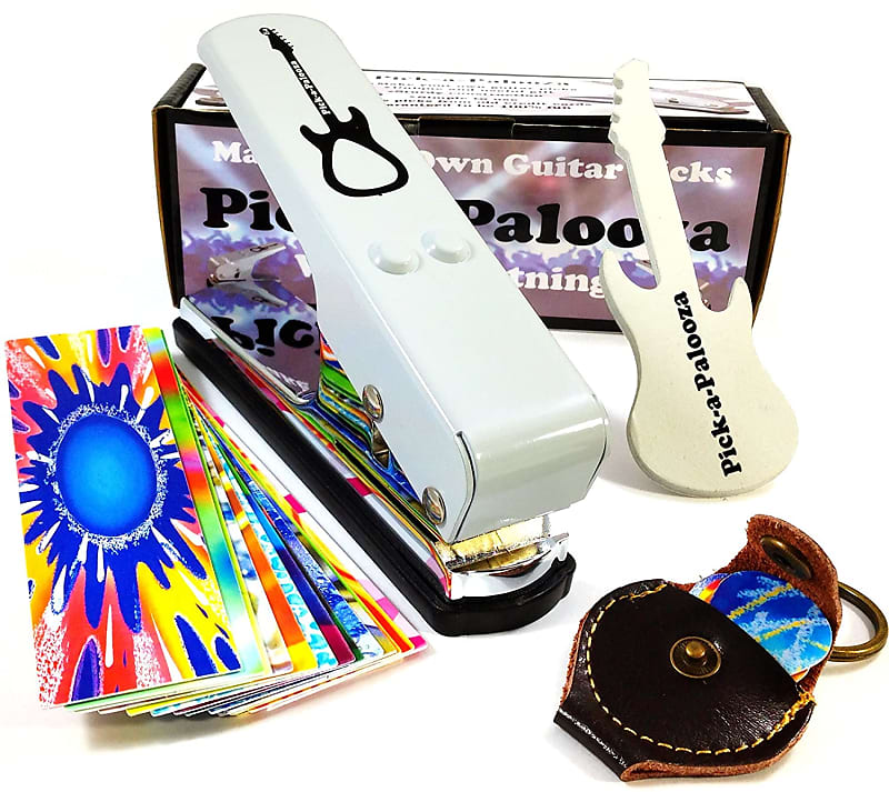 Premium Pick Maker - DIY Guitar Pick Punch Mega Gift Pack | Reverb