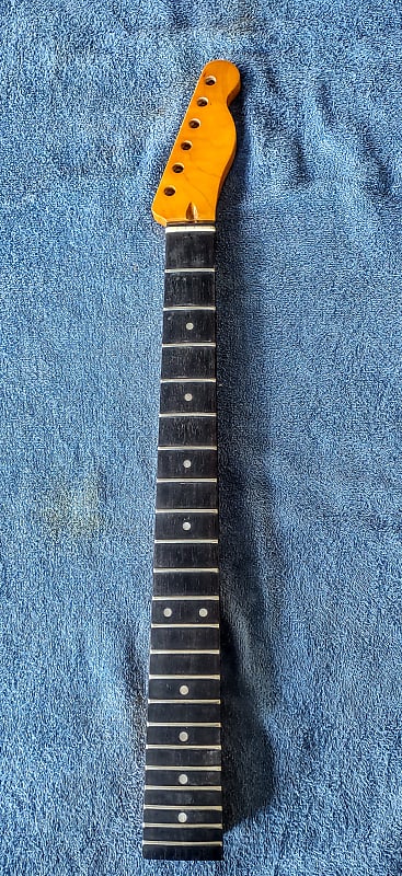 Telecaster vintage yellow neck Ebony fret board 2024 - Glossy | Reverb