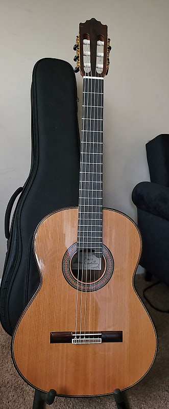 Paco Castillo 205 classical guitar cedar - ALL Solid wood - | Reverb