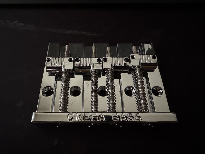 Allparts Omega 4-String Bass Bridge 2010s - Chrome | Reverb Canada