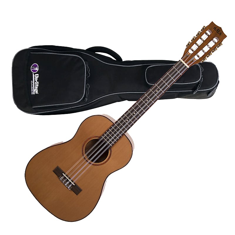 Kala KA-ABP8-CTG Eight String Baritone Ukulele UKE PAK | Reverb