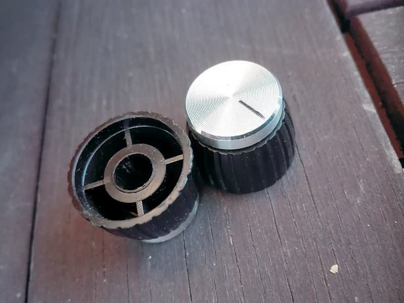 1 x MARSHALL. Vintage push-on knobs complete 6 pcs. set (JMP | Reverb