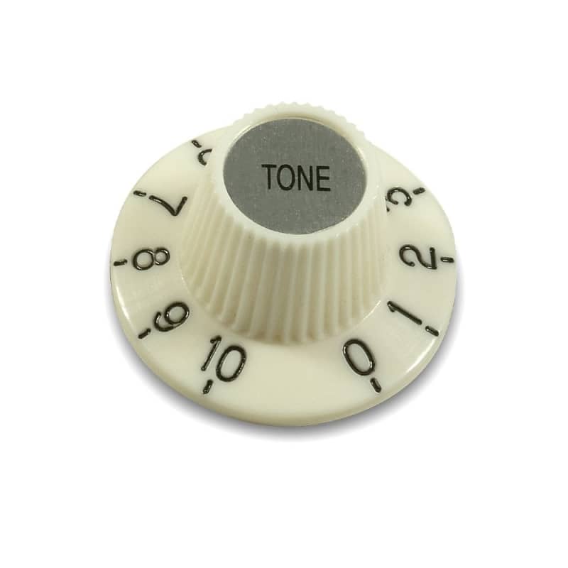 "Witch Hat" 24 Spline Knob Antique White-Tone | Reverb