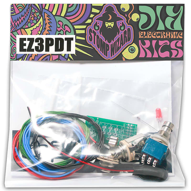 Stomp Wizard EZ3PDT Kit - Guitar Pedal DIY Starter Kit | Reverb