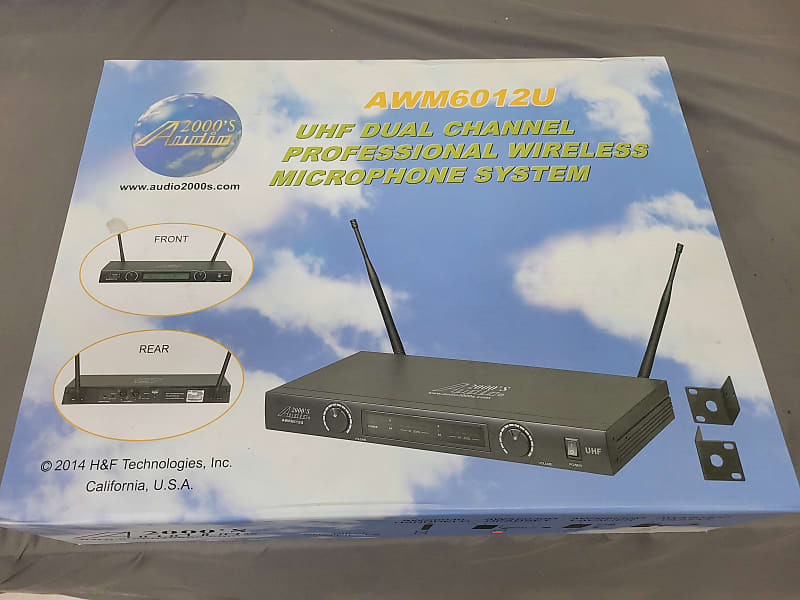 Audio 2000s AWM6012U UHF Wireless Mic System (BRAND NEW TO | Reverb