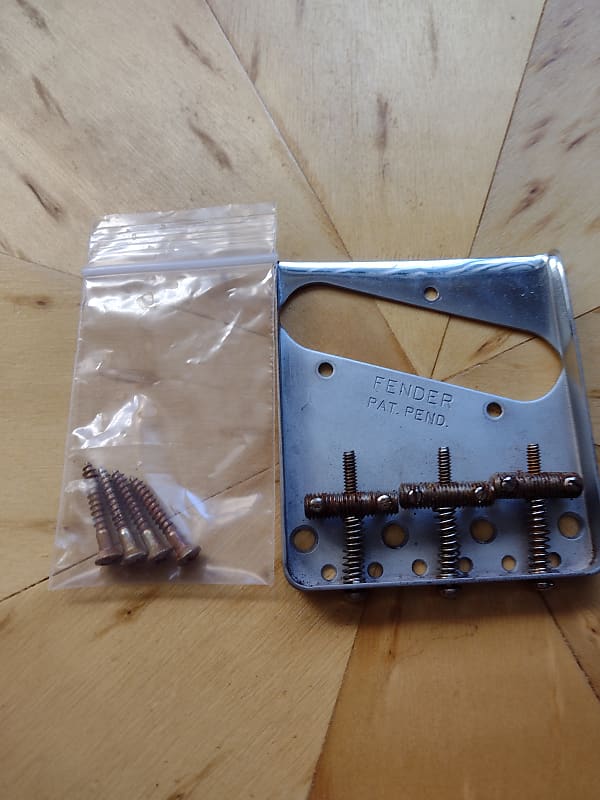 Fender Top Load Telecaster Bridge for 60's Tele - Aged/Relic | Reverb