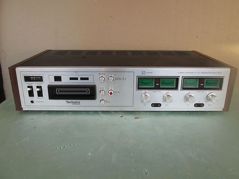 Rare Technics RS 858 US quadrophonic 8 track deck in very | Reverb