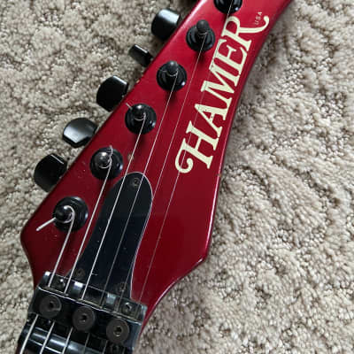 Hamer 1984 USA Scarab II - Red | Reverb
