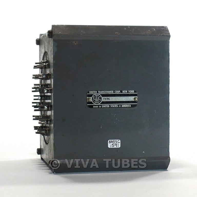 Vintage UTC LS-34 Audio Output Transformer 40 Watt Tube Amp | Reverb