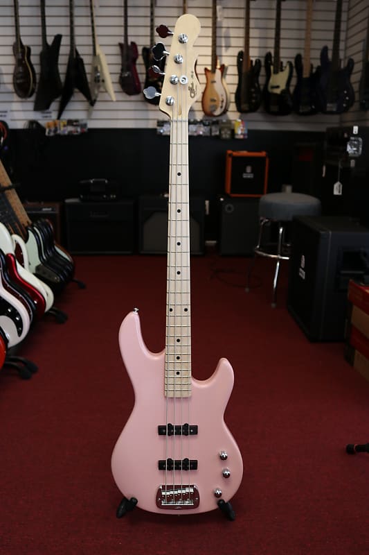 G&L Tribute Series JB-2 Electric Bass Guitar - Shell Pink | Reverb