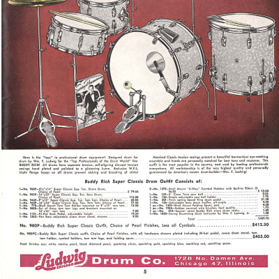 Ludwig Drum Catalogs / 1957 & 1960 | Reverb