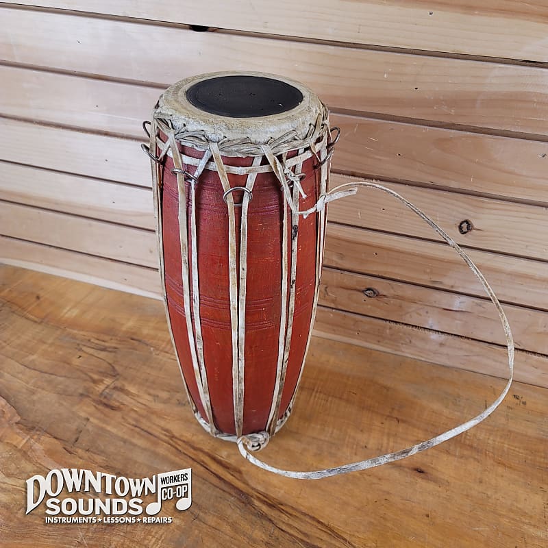 Hand Made Madal Drum - Red | Reverb
