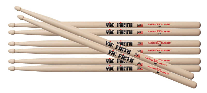 Vic Firth Value Pack American Classic 5B | Reverb