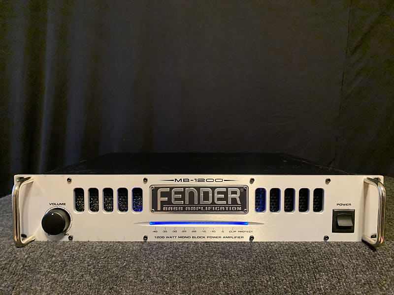 Fender MB-1200 Bass Power Amplifier (1200 Watts) | Reverb
