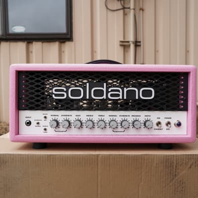 Soldano SLO-30 Custom Pink Tolex 30-Watt Tube Guitar Head | Reverb