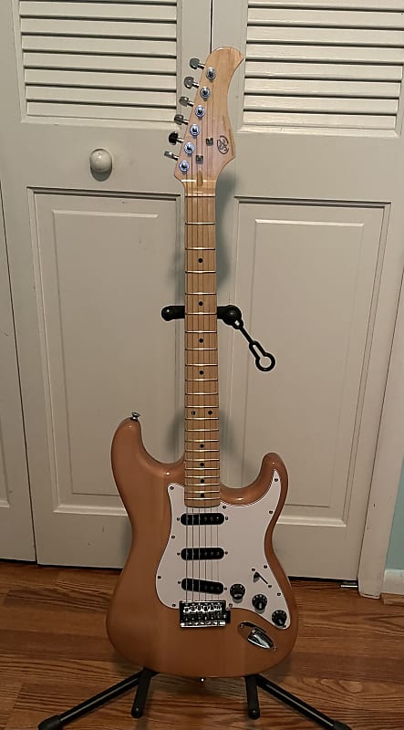 SX Hawk MN Alder NA - Natural w/SX Gig Bag | Reverb