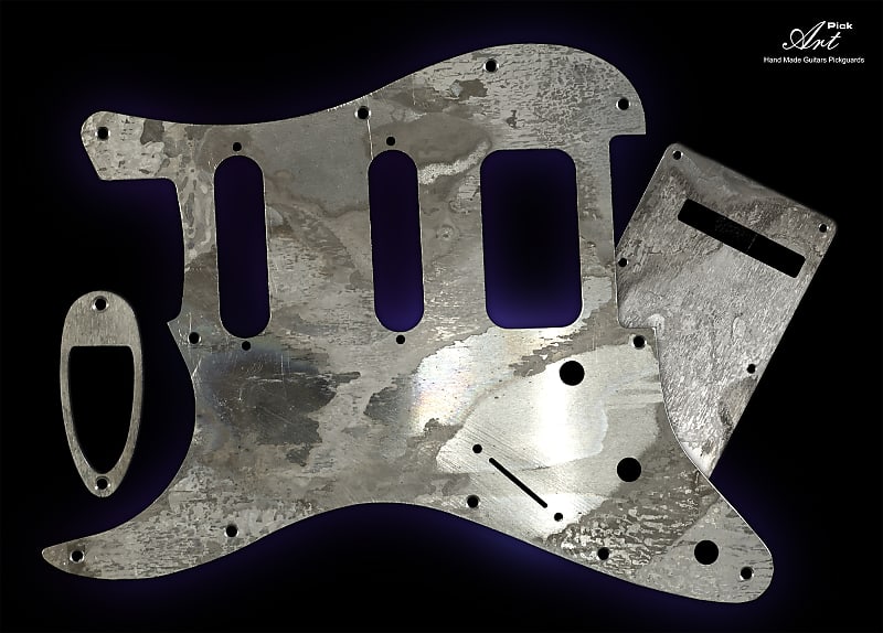 Distressed Aluminum Lefty Stratocaster Professional II | Reverb