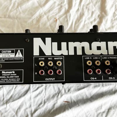 Numark DM1720X 4-channel & DJ Preamp Mixer DM 1720X | Reverb