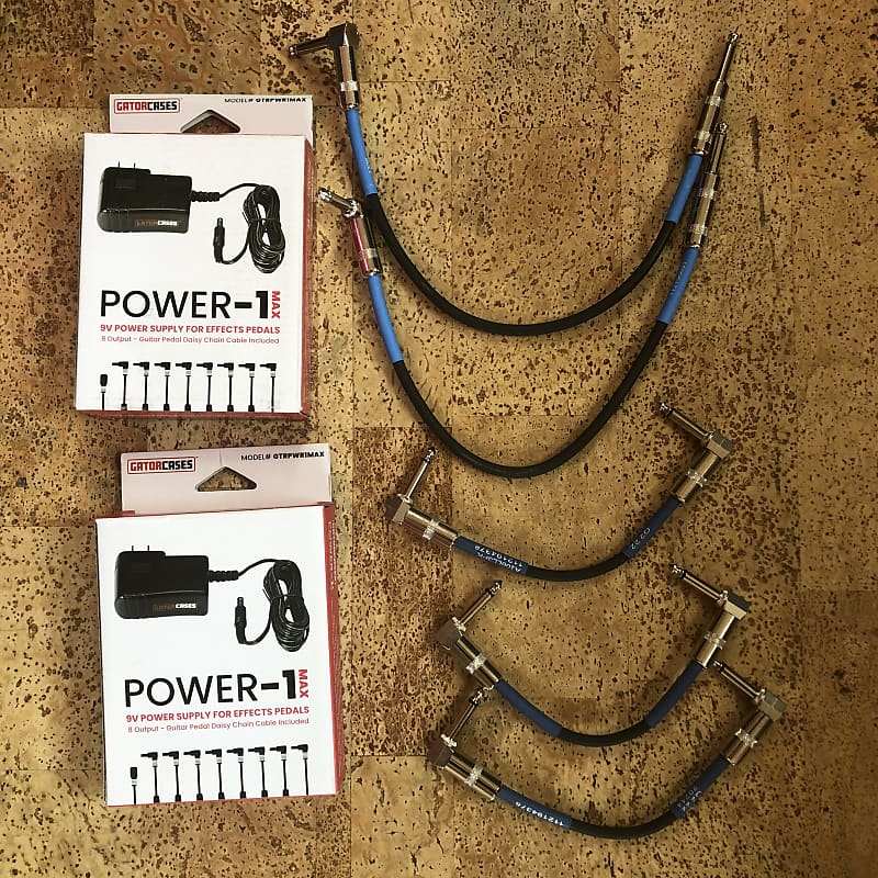 Gator Power-1 Max (x2) plus cables | Reverb
