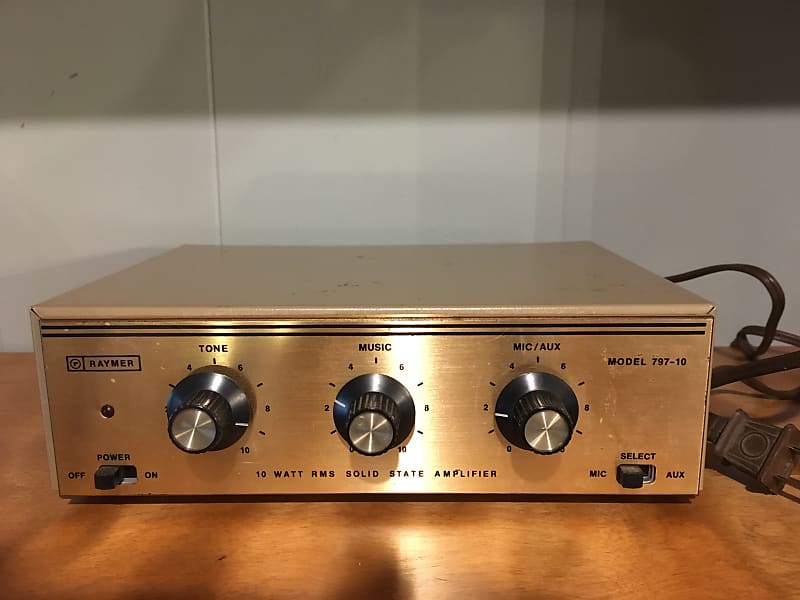 Raymer 797-10 Watt Solid State Amplifier ~ Vintage | Reverb