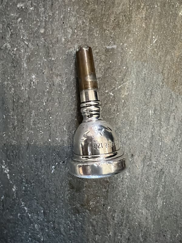 Vincent Bach Corp. Trombone mouthpiece, 12C, Silver | Reverb