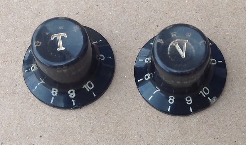 Teisco - Volume & Tone knobs, vintage | Reverb