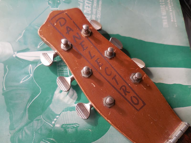 Danelectro Neck Coke Bottle Headstock w/Tuners 1965. YES! | Reverb
