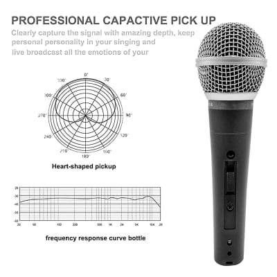 5 Core Premium Vocal Dynamic Cardioid Handheld Microphone | Reverb