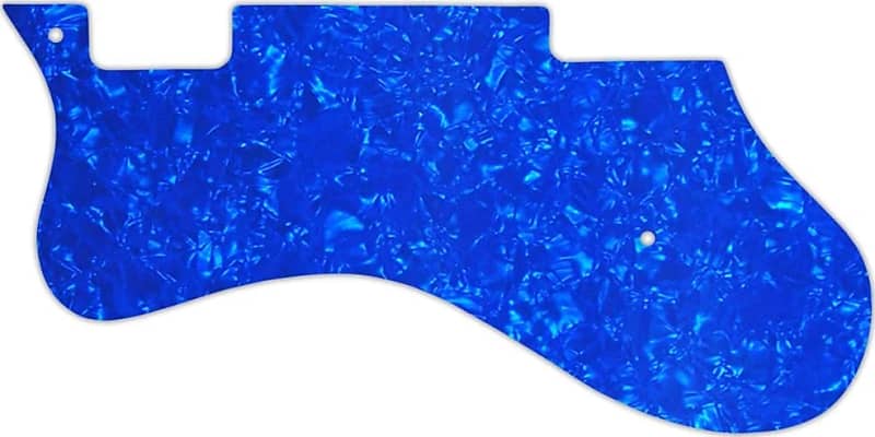 WD Custom Pickguard For Left Hand Epiphone Riviera #28BU Blue | Reverb