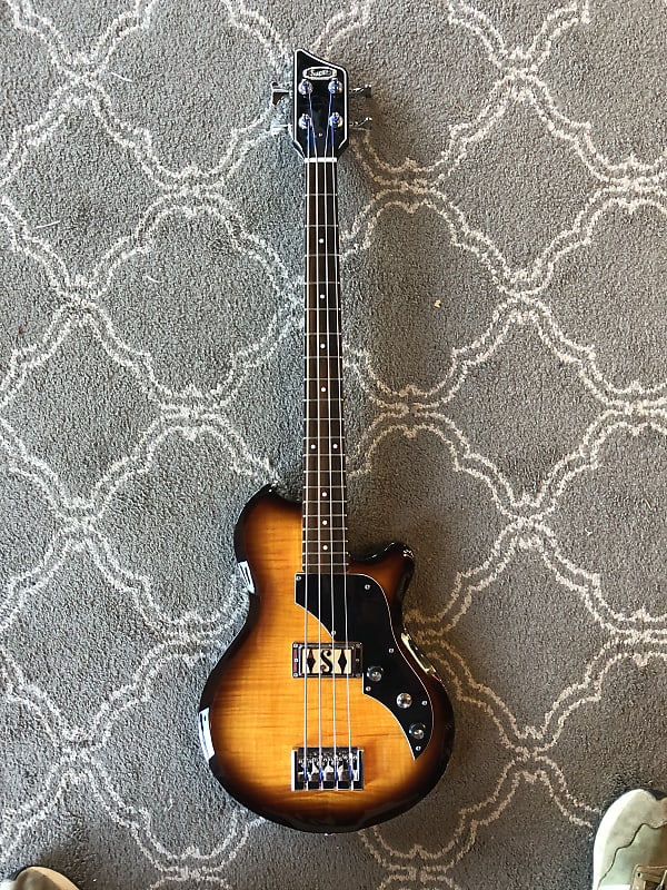 Supro 1 Supro Huntington I Bass w/ Piezo - 2020 - Tobacco | Reverb