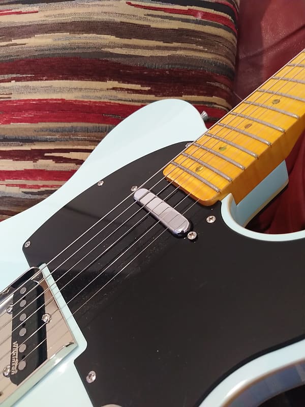 Custom built Telecaster-style Guitar with flame maple neck | Reverb UK