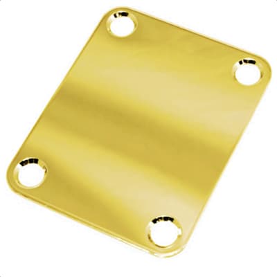 Neck Mounting Plate for Guitar & Bass-Gold | Reverb