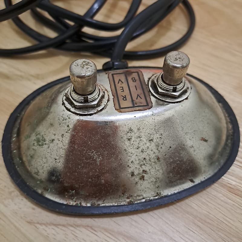 Fender Vintage CBS 2-Button Vibrato/Reverb Footswitch with | Reverb