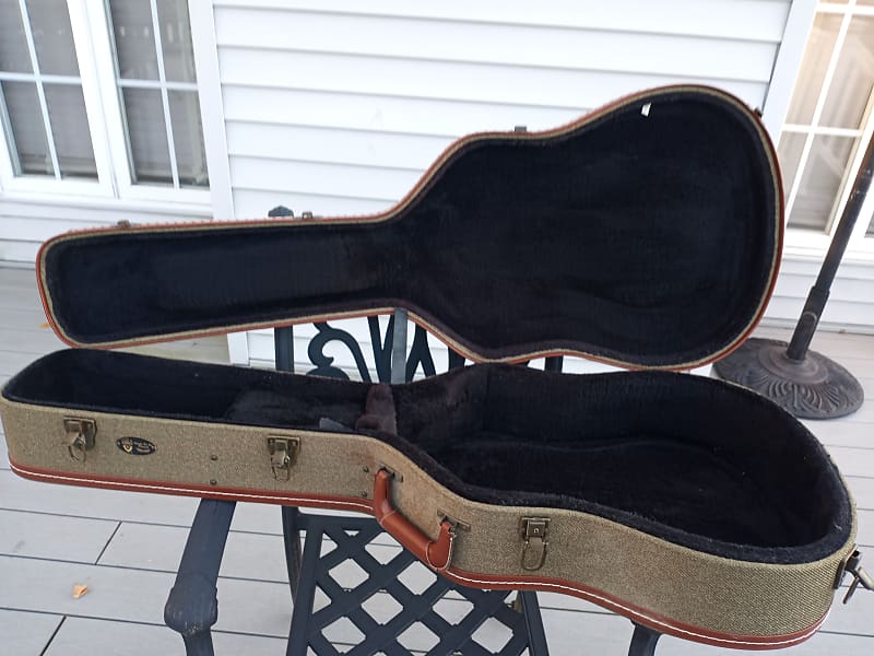 Guild Tweed / Leather Acoustic Guitar Acoustic Guitar Case - | Reverb