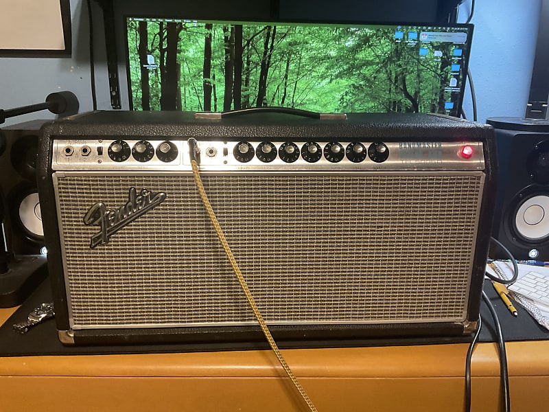Fender Silverface Bandmaster Reverb 1968 | Reverb