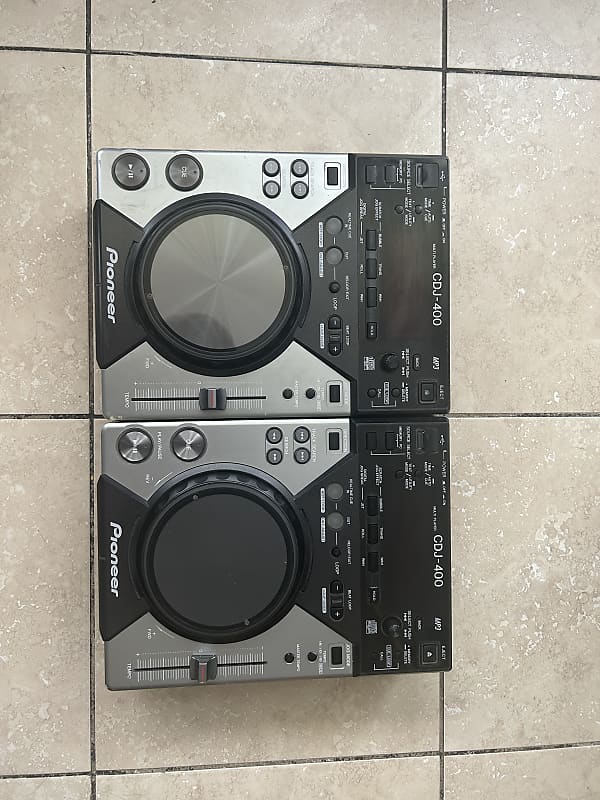 Pioneer CDJ-400 2007 - Silver / Black | Reverb