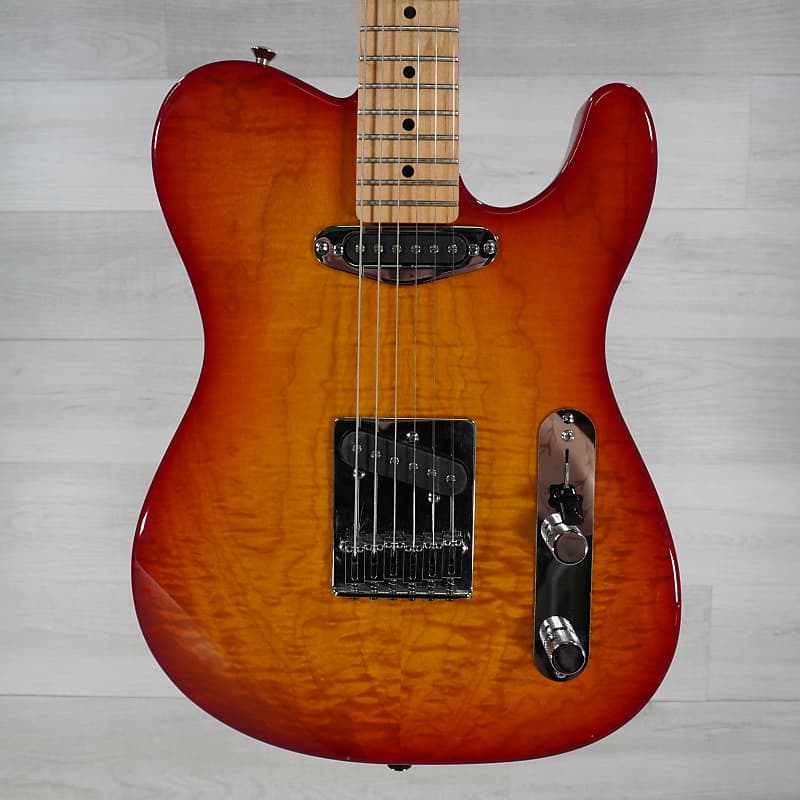 Warmoth / StewMac Single Cut Electric Guitar - Cherry | Reverb